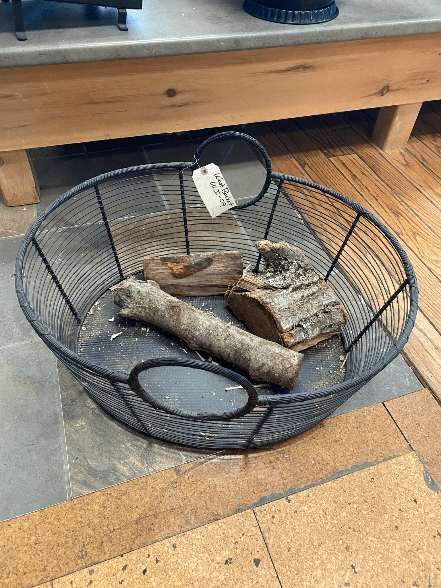 Wood Basket | Evergreen Home & Hearth