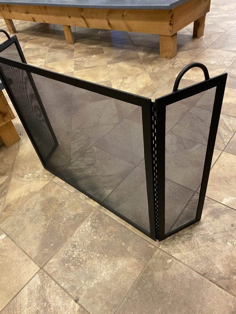 Squared Tri-fold Screen | Evergreen Home & Hearth