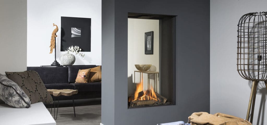 EH Sky M T See-Through Gas Fireplace | Evergreen Home & Hearth